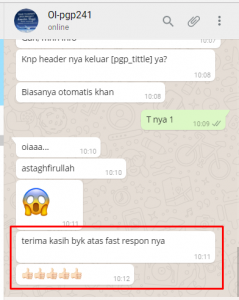 fast response - pakarbot