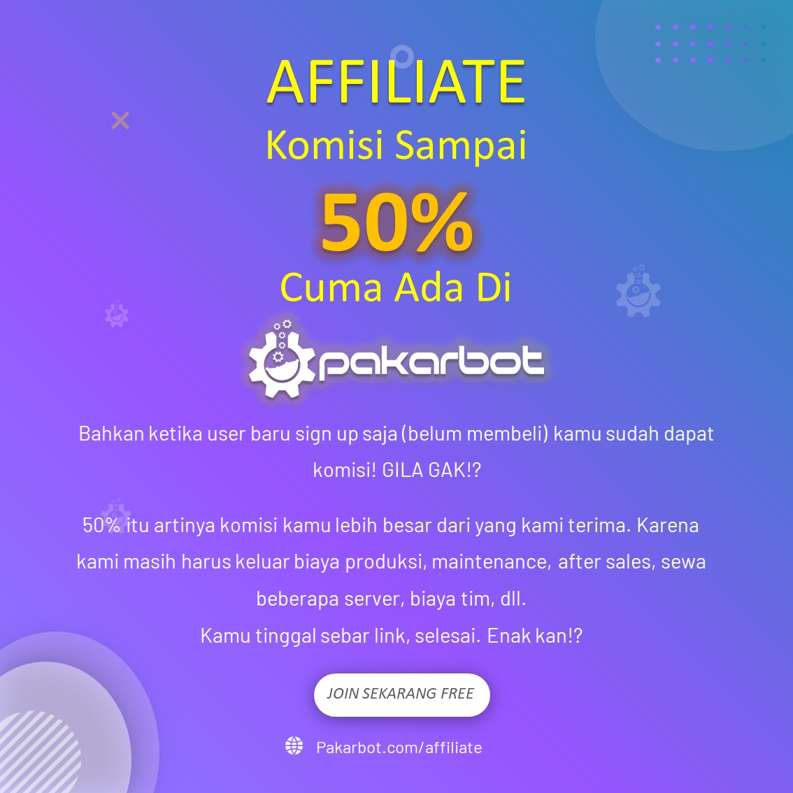 Affiliate | pakarbot