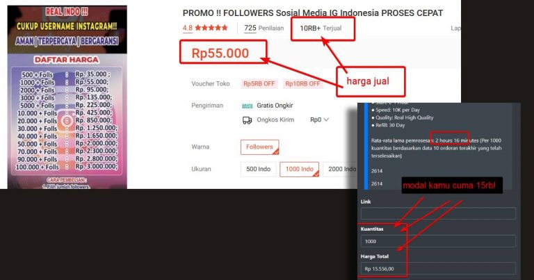 Cuan 394 Juta Jualan Follower Instragram. Begini Caranya! | pakarbot
